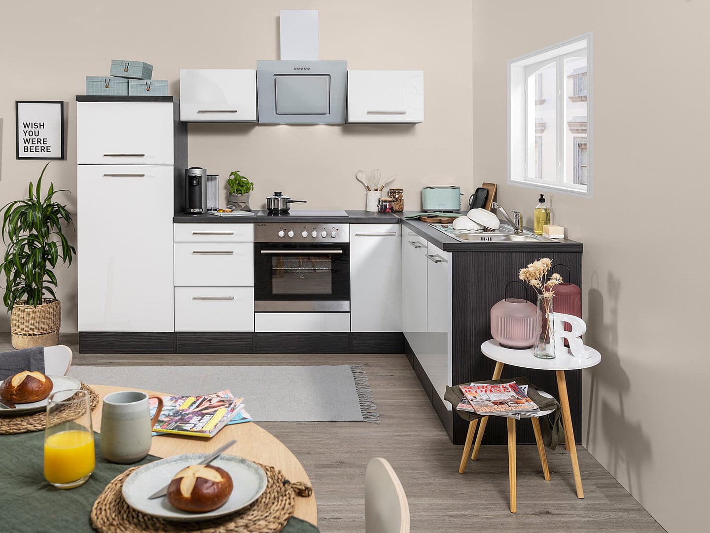 DC Kitchen 6- L-Shaped, Size 260cm x 200cm - Premium Kitchens